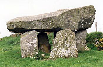 Cromlech in Llanfaelog, Wales (Bronze Age)